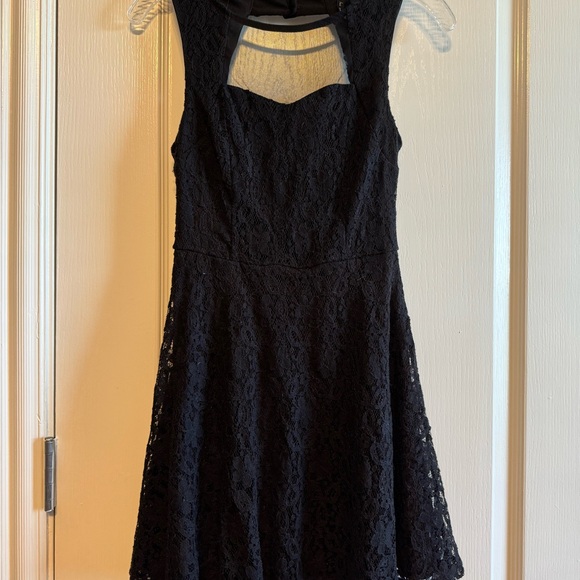 Fire Los Angeles | Dresses | Fire Los Angeles Black Fit And Flare ...